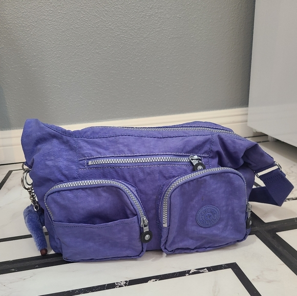 Kipling | Bags | Purple Kipling Messenger Bag | Poshmark